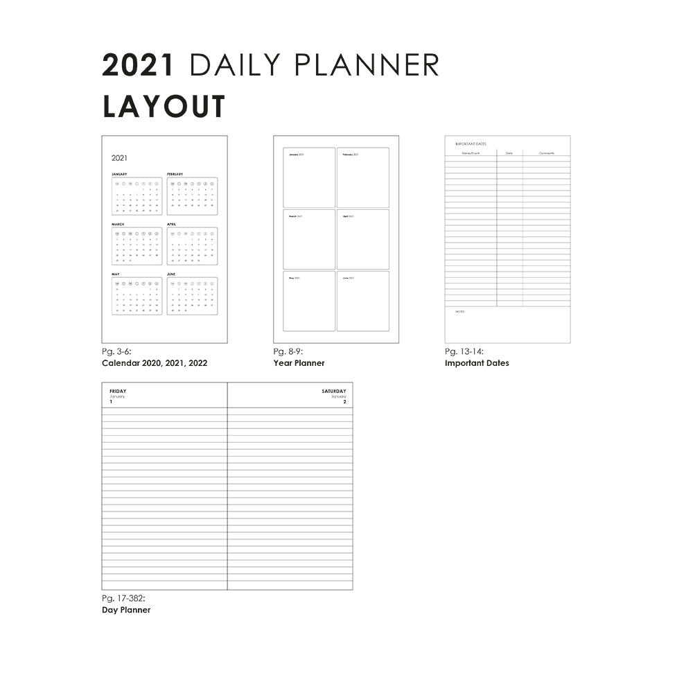 2021 Daily Planner - M1 – Paper planning and more
