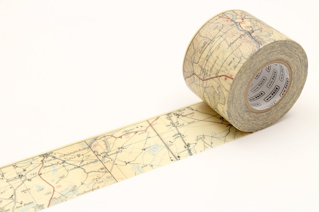 MT For Pack Permanent Tape Vintage Map – Paper planning and more