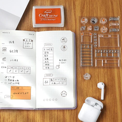BGM Clear Stamp -Record* Learning – Paper planning and more
