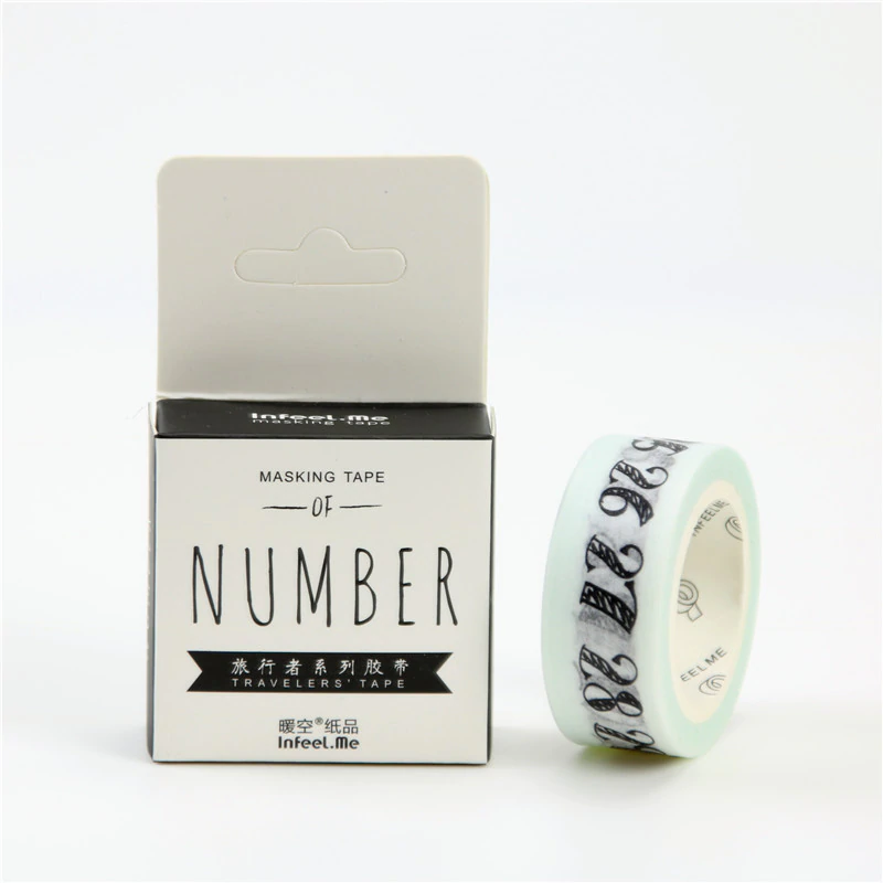 Number Washi Tape – Paper planning and more