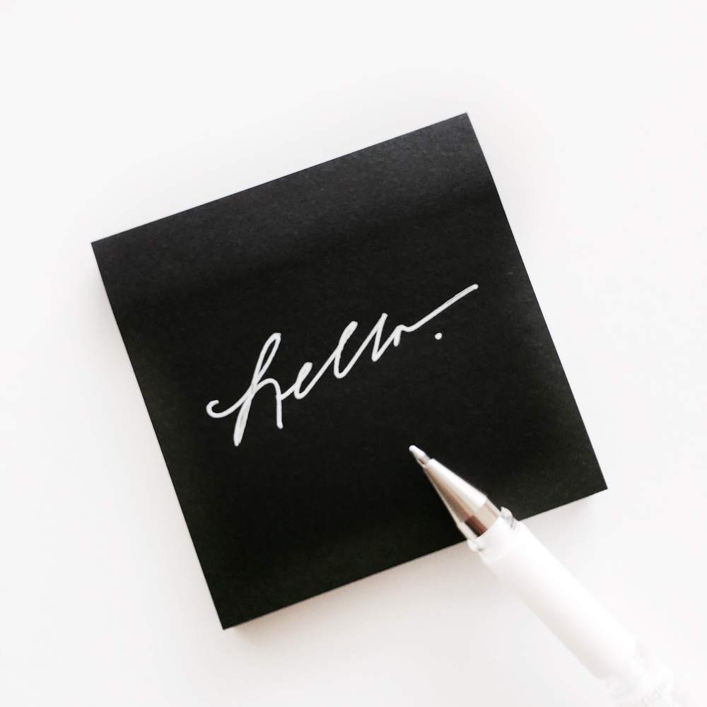 AVANT GARDE (BLACK) STICKY NOTES – Paper planning and more