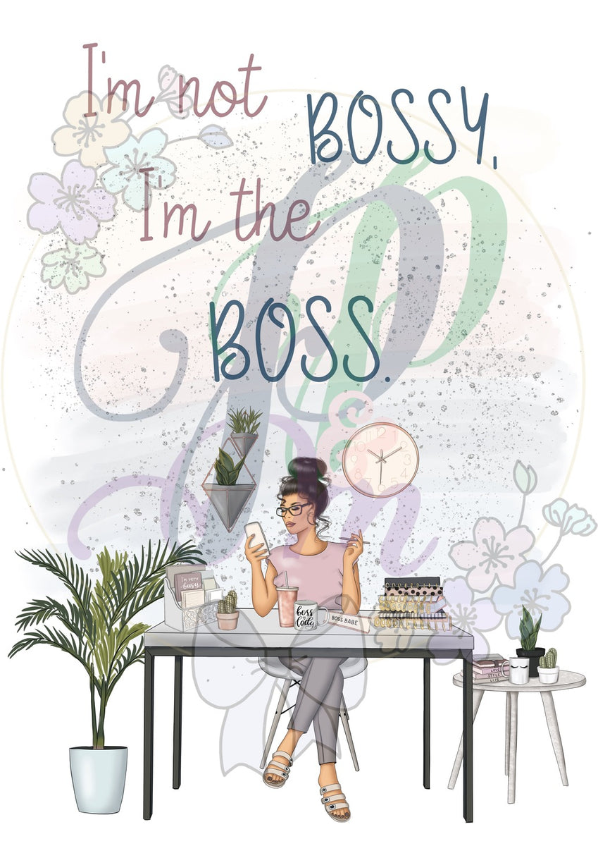 Boss Lady Sticker Poster – Paper planning and more
