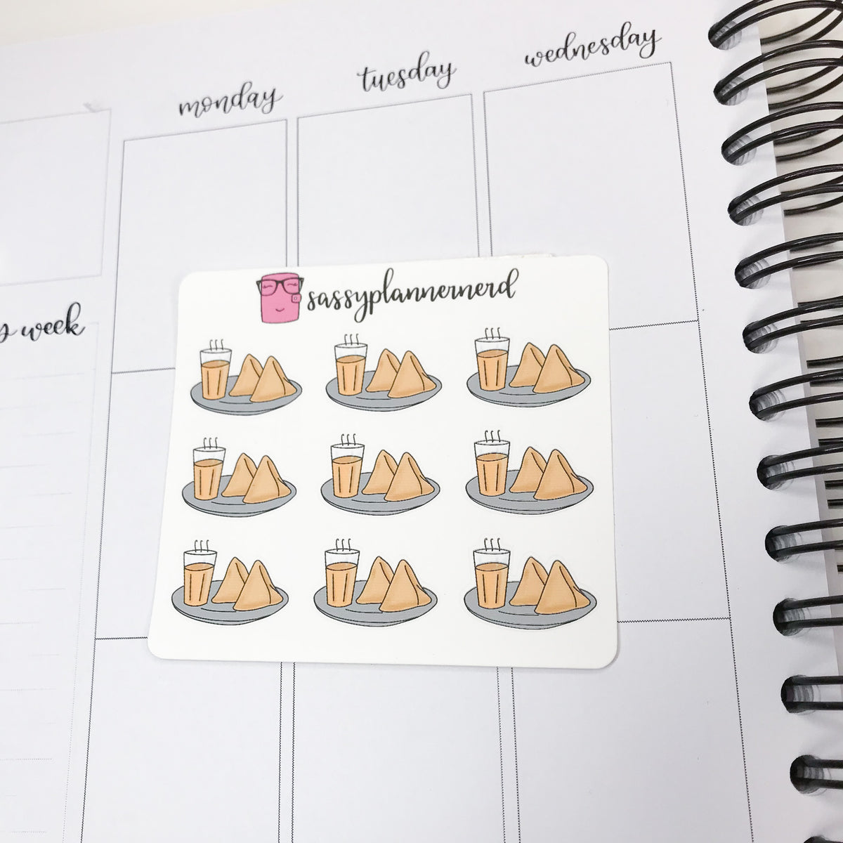 Chai Samosa Doodle Stickers – Paper planning and more