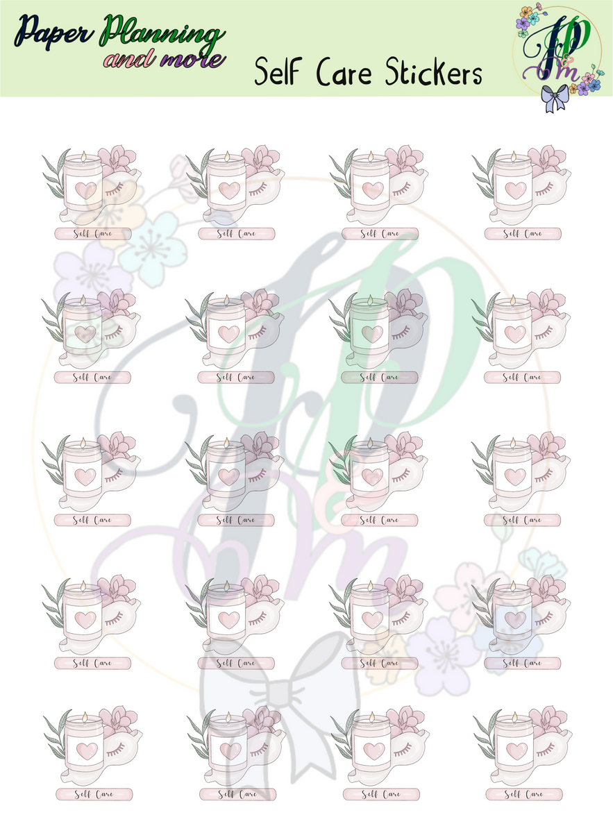 Self Care Sticker Sheet – Paper planning and more