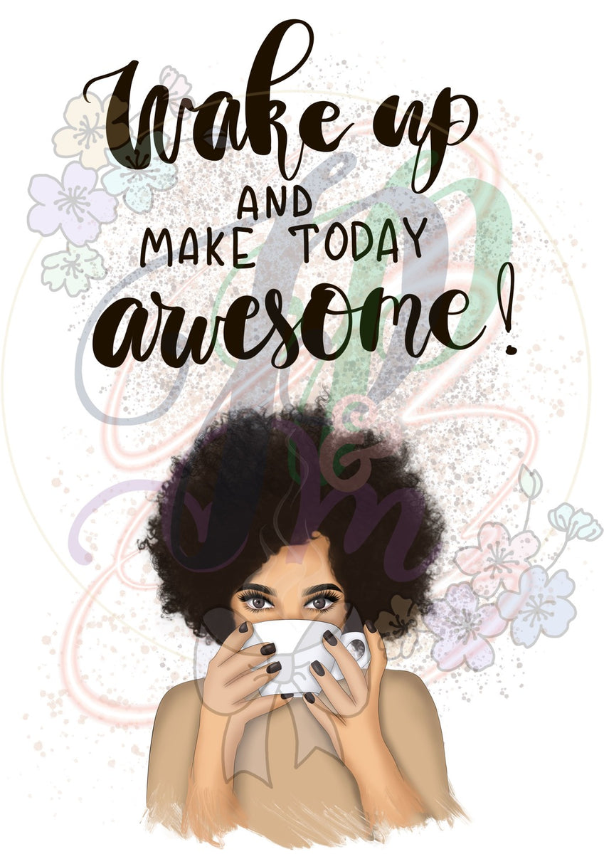 Wake Up Sticker Poster – Paper planning and more