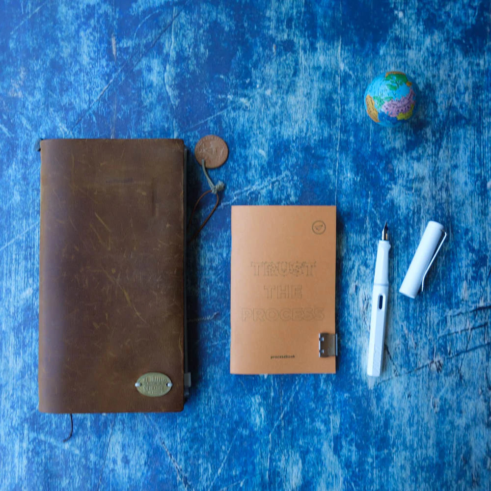 [BK Notebook] Trust the Process // Field Note Size – Paper planning and ...