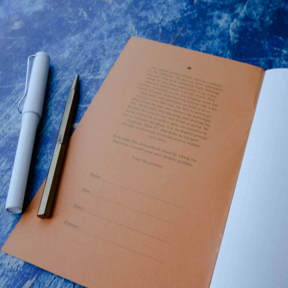 [BK Notebook] Trust the Process // Field Note Size – Paper planning and ...